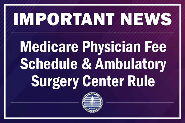 Important News: Medicare Physician Fee Schedule & Ambulatory Surgery ...